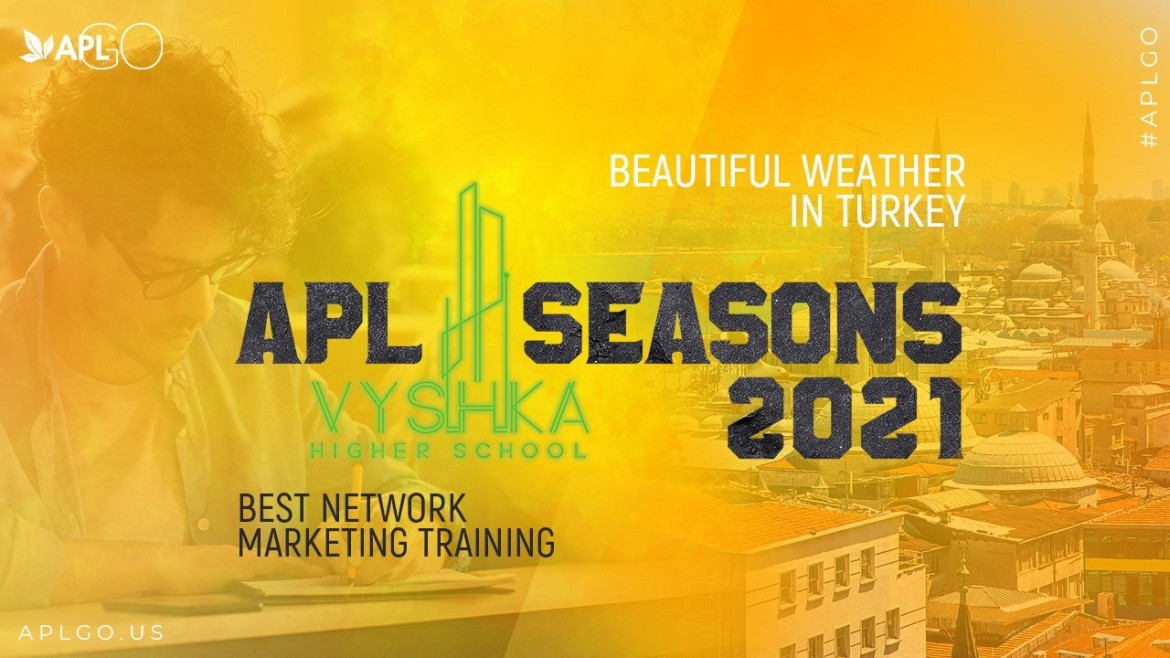 Best network marketing training + beautiful weather in Turkey = APL Seasons