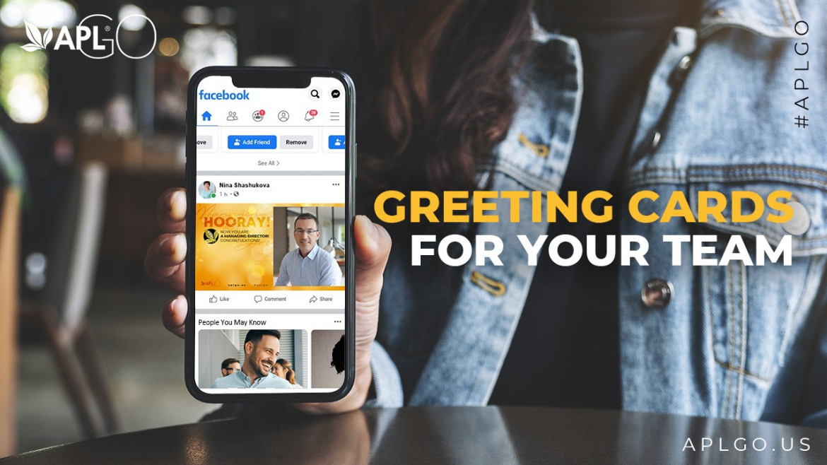 Greeting cards for your team