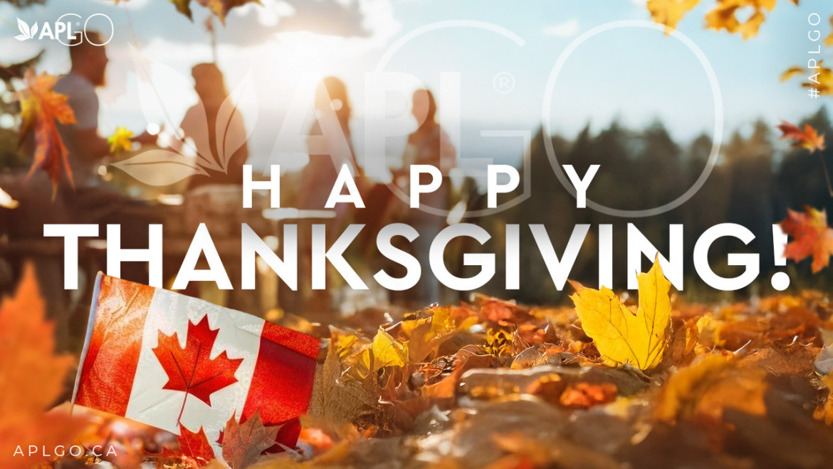 Happy Thanksgiving, Canada.