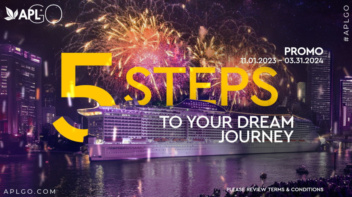Five steps to your dream journey